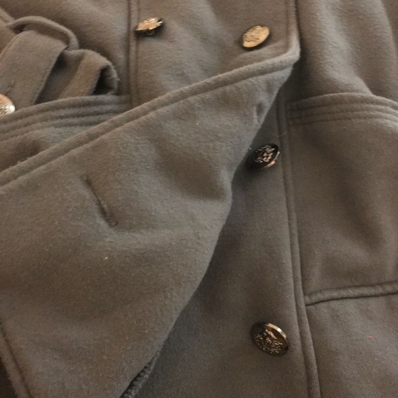 Papaya | Jackets & Coats | Grey Gunmetal Buttonup Jacket | Poshmark